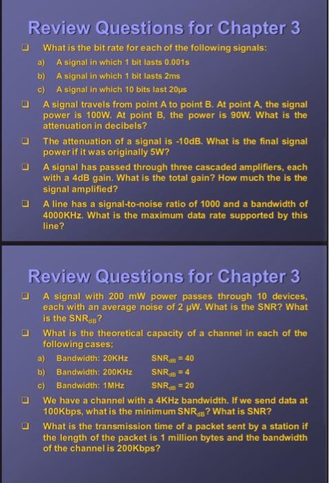Solved Review Questions for Chapter 3 Name the three type of | Chegg.com