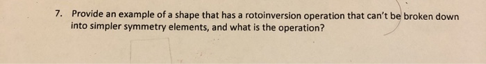 Solved 7. Provide an example of a shape that has a | Chegg.com