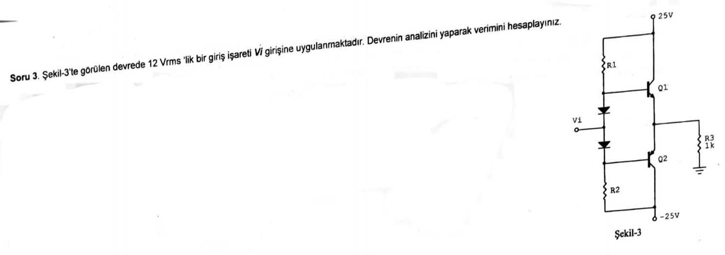 Solved In the circuit shown in Figure-3, ﻿an input signal of | Chegg.com