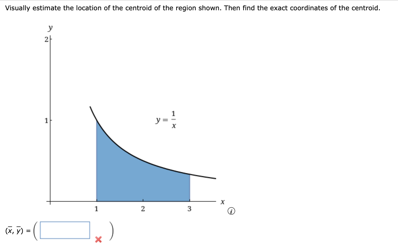 Solved Visually estimate the location of the centroid of the | Chegg.com