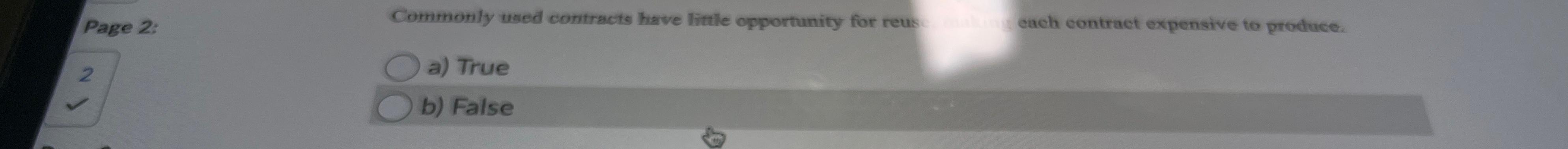 Solved Page 2: Commonly used comiracts have little | Chegg.com
