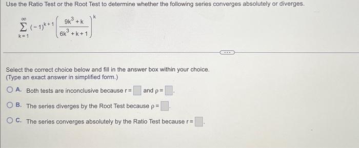 Solved \\[ \\sum_{k=1}^{\\infty}(-1)^{k+1}\\left(\\frac{9 | Chegg.com