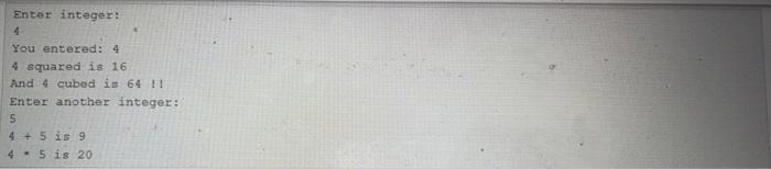 Solved 1 user_num - "int (Input ('Enter integer: \n′ ')) - | Chegg.com