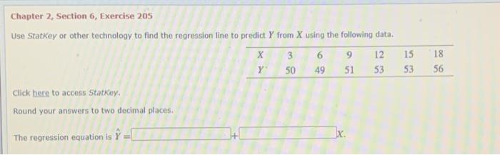 Solved Chapter 2 Section 6 Exercise 205 Use Statkey Or 9392