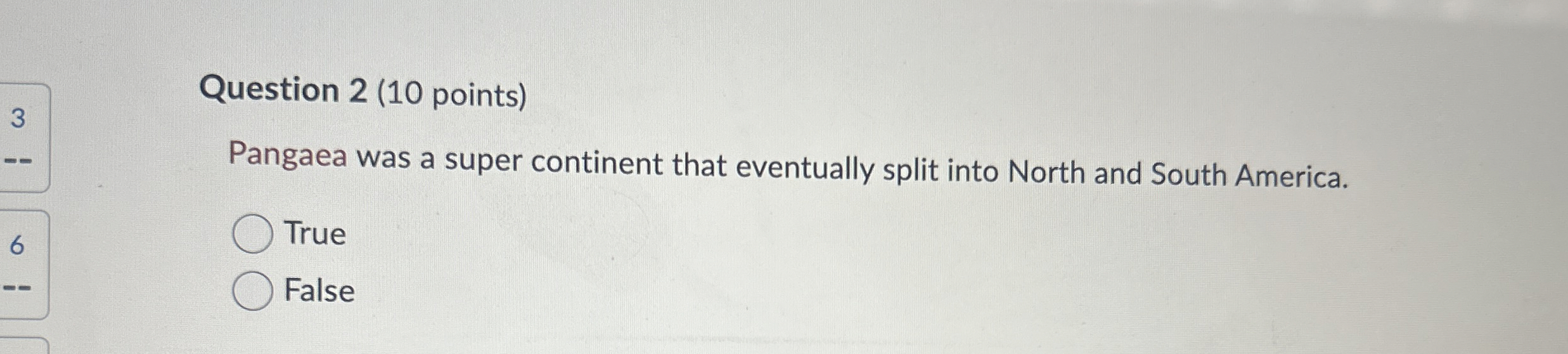 Solved Question 2 (10 ﻿points)Pangaea was a super continent | Chegg.com