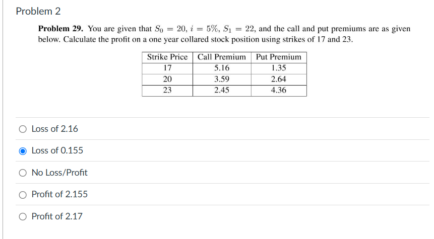 Solved Problem 2Problem 29. ﻿You are given that | Chegg.com