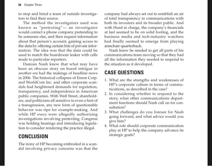 1 what are the strengths and weaknesses of HP's | Chegg.com