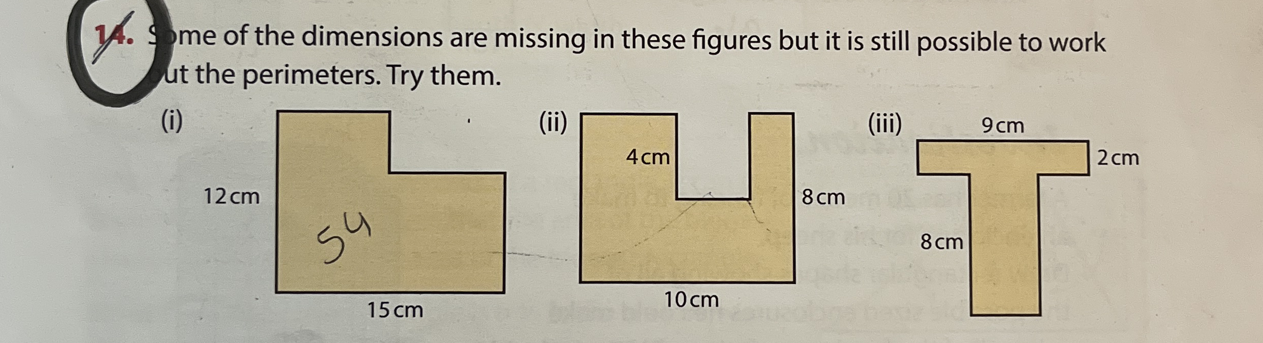 Solved by an EXPERT sme of the dimensions are missing in these figures | Chegg.com