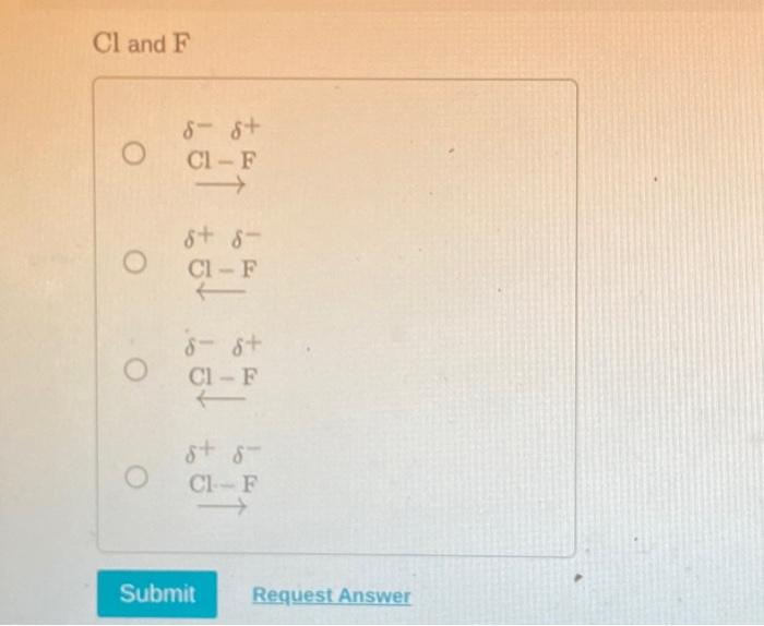 Solved Cl and FSi and ClPart C C and O | Chegg.com