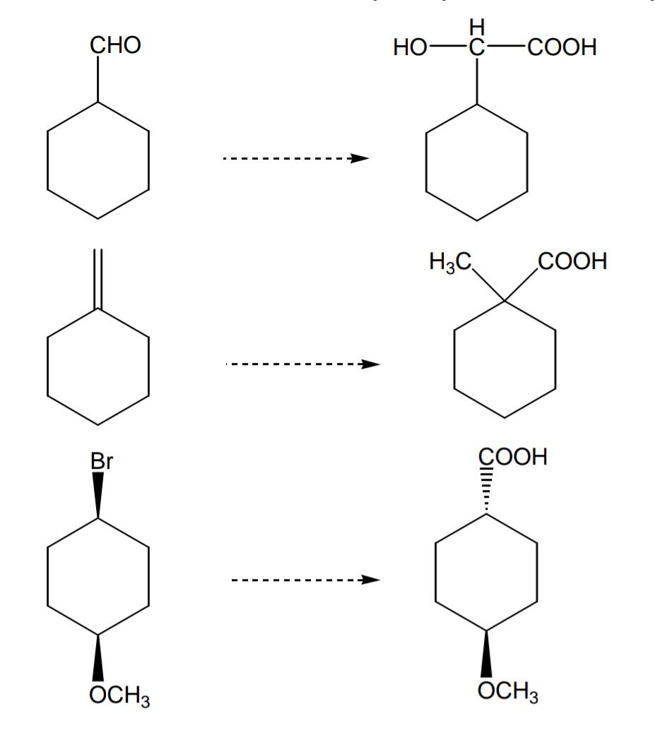 Solved CHO HO H -С -COOH H3C COOH Br COOH OCH3 OCH3 | Chegg.com