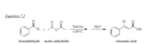 2. In the Perkin reaction shown in Equation 7.2, a | Chegg.com