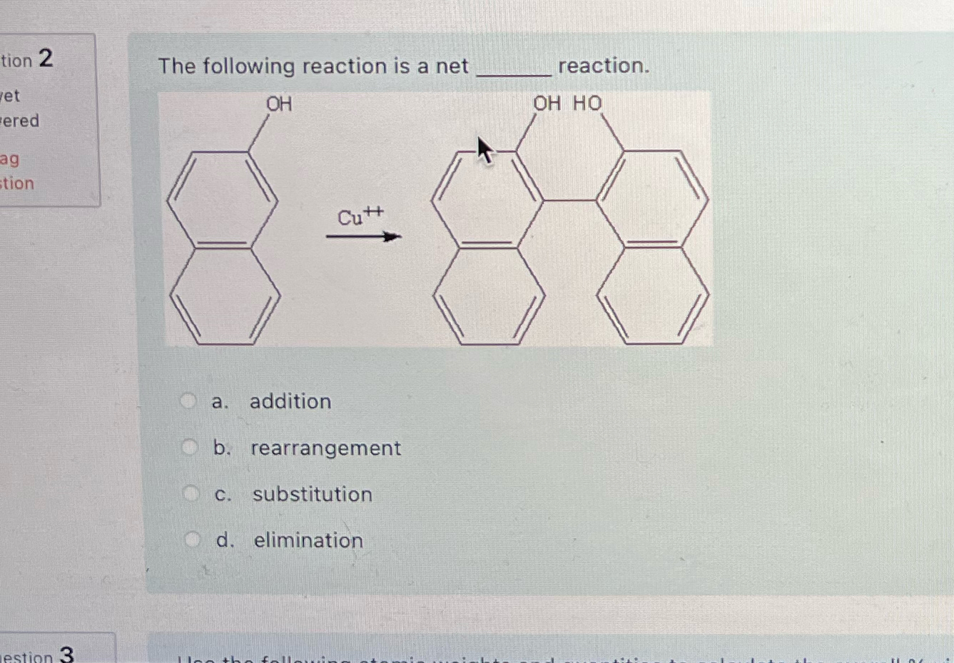 The following reaction is a net reaction.a. | Chegg.com
