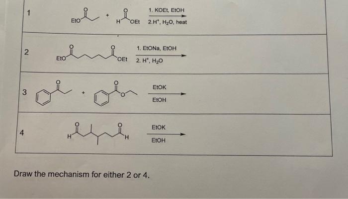 Solved 1 \\[ \\underset{2 . \\mathrm{H}^{*}, \\mathrm{H}_{2} | Chegg.com