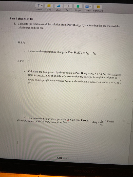 Solved Tv T Text Insert Table Chart Shape Media Comment Part | Chegg.com