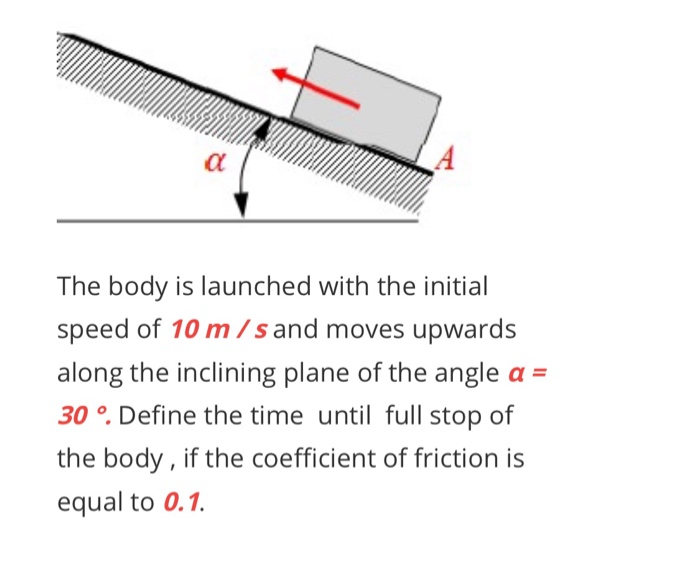 Solved a The body is launched with the initial speed of 10 | Chegg.com