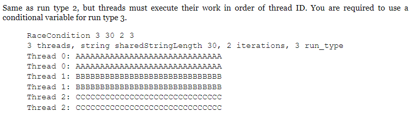 Solved Please help, I need the threads to print in order of | Chegg.com