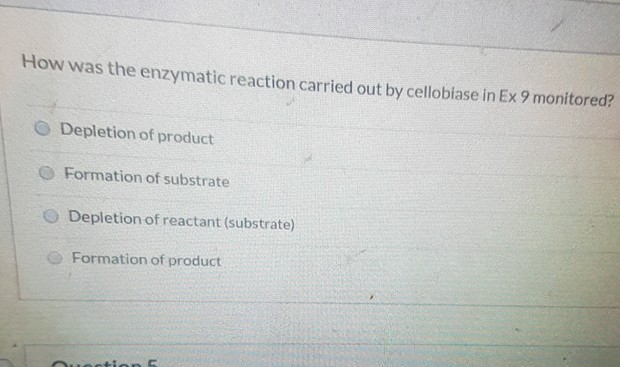 Solved How was the enzymatic reaction carried out by | Chegg.com