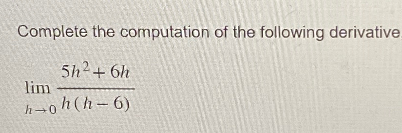 Solved Complete the computation of the following | Chegg.com