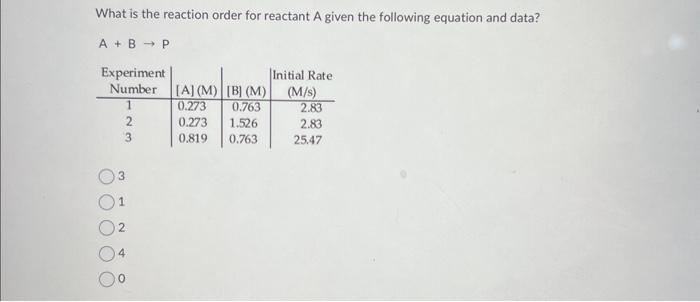 Solved Calculate the rate constant (k) for the following | Chegg.com