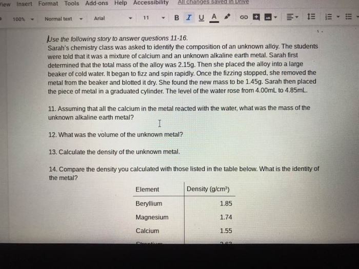 Solved lew Insert Format Tools Add-ons Help Accessibility | Chegg.com