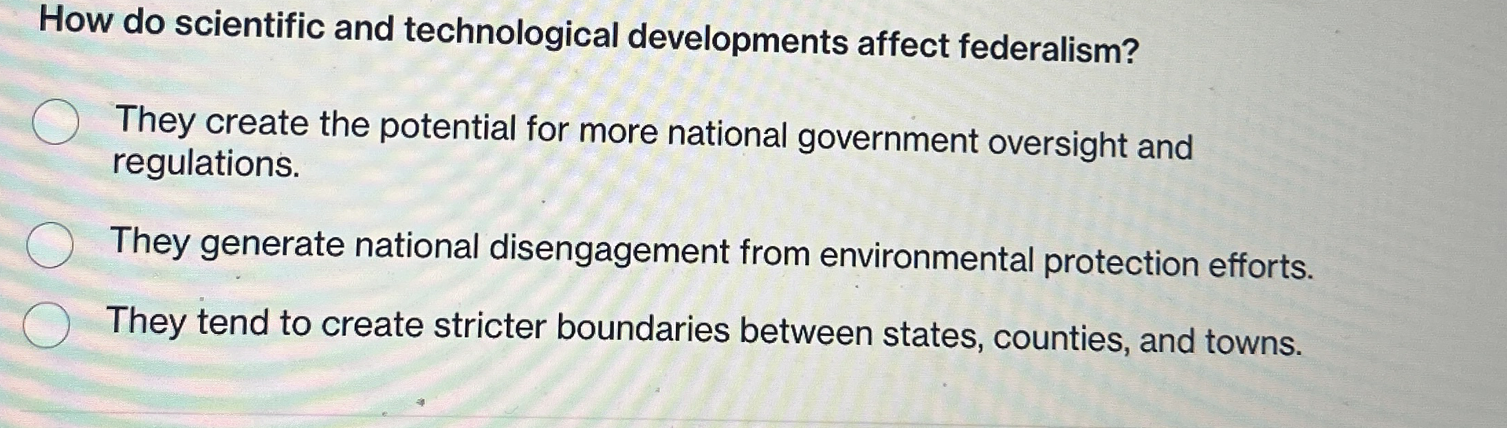 Solved How do scientific and technological developments | Chegg.com