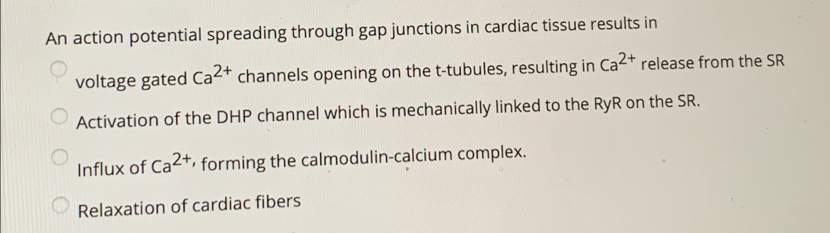Solved An action potential spreading through gap junctions | Chegg.com