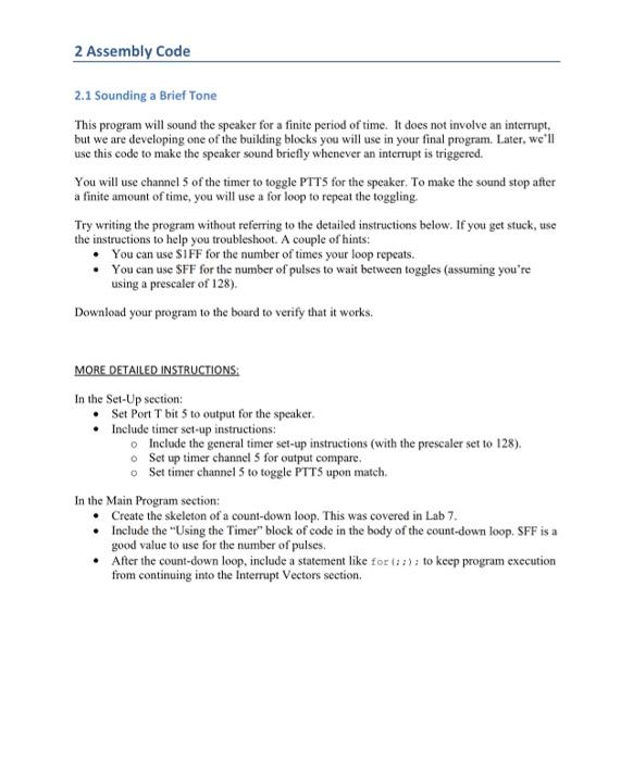 Solved INTERRUPT SET-UP The "elear interrupt mask" | Chegg.com