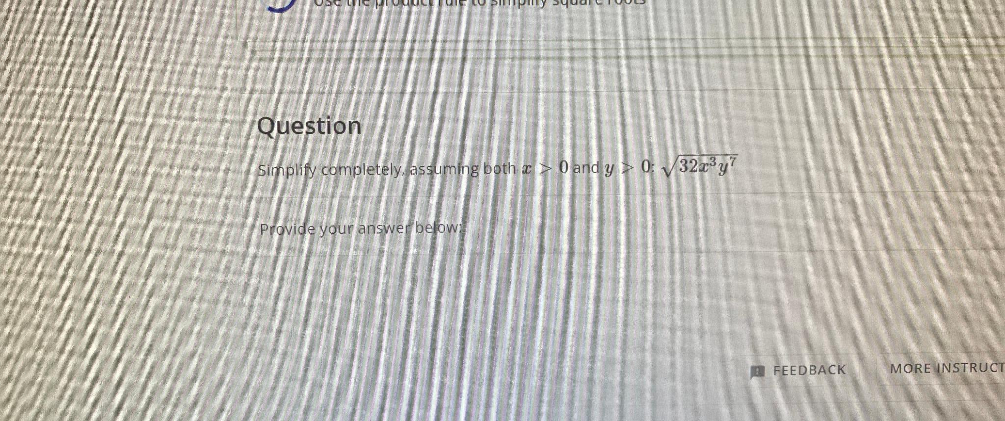 Solved QuestionSimplify completely, assuming both x>0 and | Chegg.com Solved QuestionSimplify completely, assuming both x>0 and | Chegg.com