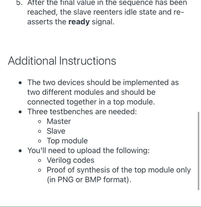 Overview Your task is to design the two-part system | Chegg.com