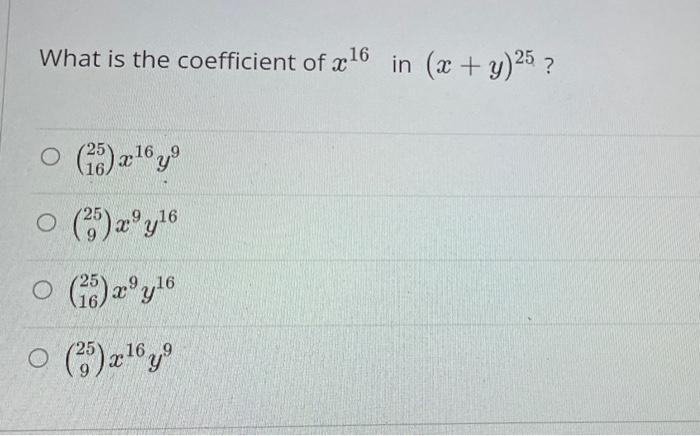 Solved Find the expansion of (x+y)4. | Chegg.com