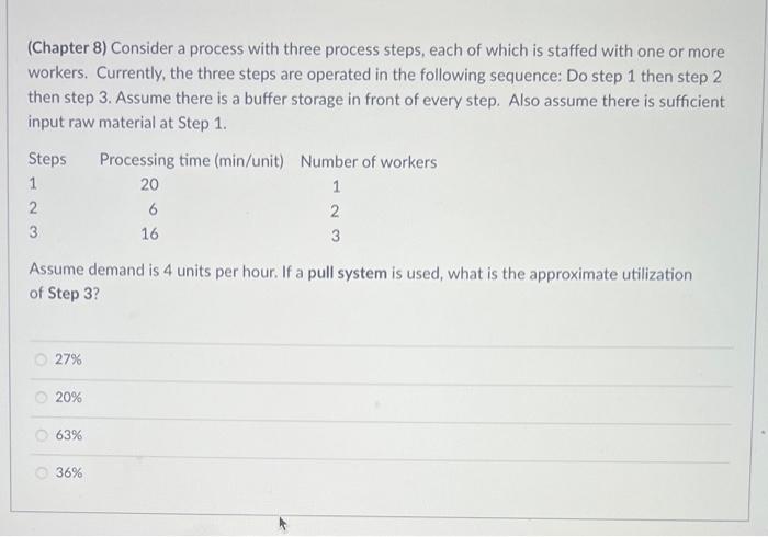 Solved (Chapter 8) Consider a process with three process | Chegg.com