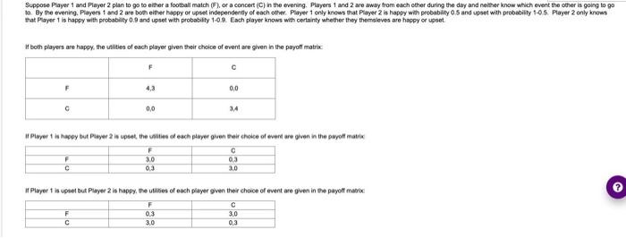 Solved In the ex-ante normal form game associated with this | Chegg.com