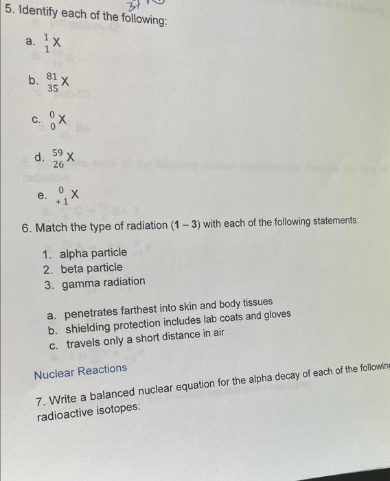 Solved 5. Identify each of the following: a. 11x b. 3581X c. | Chegg.com