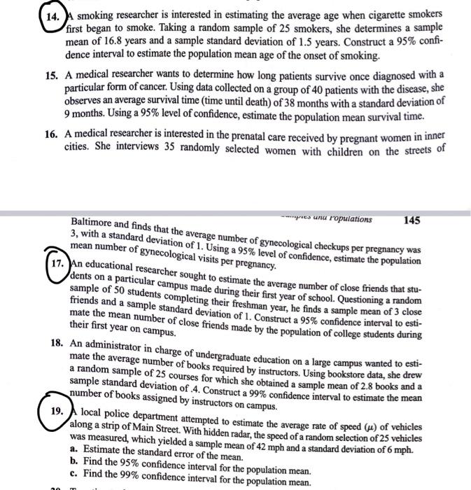 Solved bution. Estimate the standard error of the mean with | Chegg.com