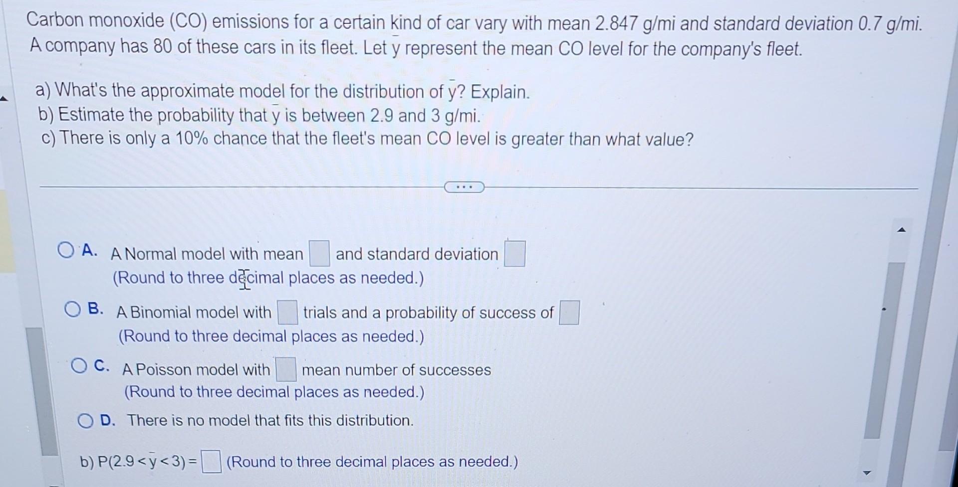 Carbon Monoxide Normal Values