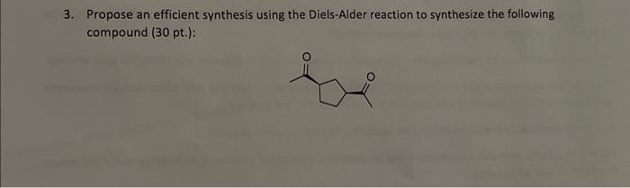 Solved 3. Propose an efficient synthesis using the | Chegg.com
