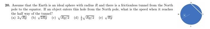 Solved 20. Assume that the Earth is an ideal sphere with | Chegg.com