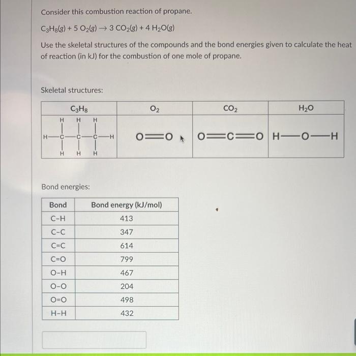 Solved Consider this combustion reaction of propane. | Chegg.com