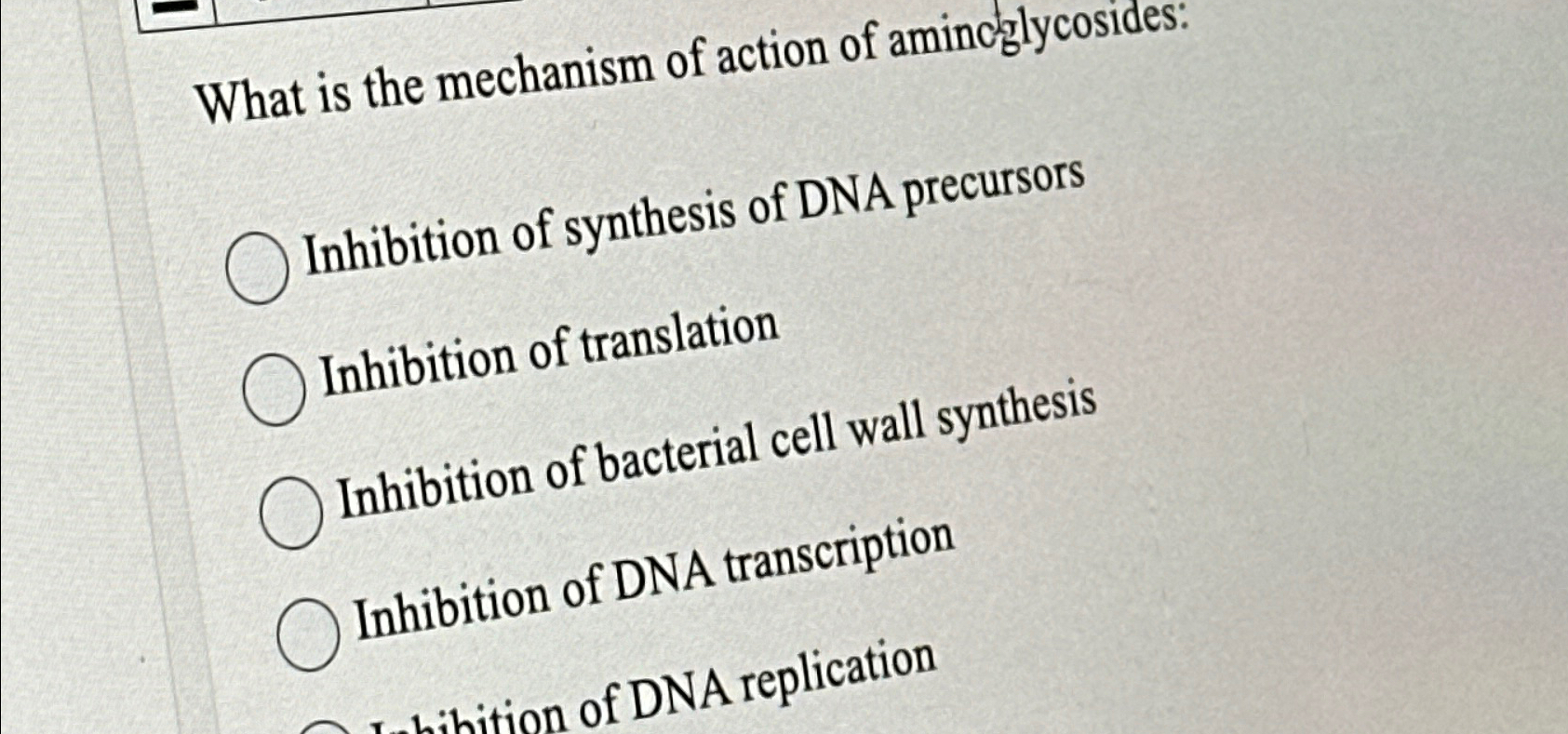 Solved What is the mechanism of action of | Chegg.com