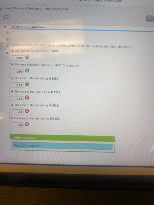 Solved gnment: Chapter 6 Section 2 -- Using the Table Save | Chegg.com