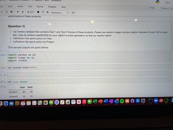 Solved (日) 2 Logout View Insert Cal Kernel Widgets Help | Chegg.com