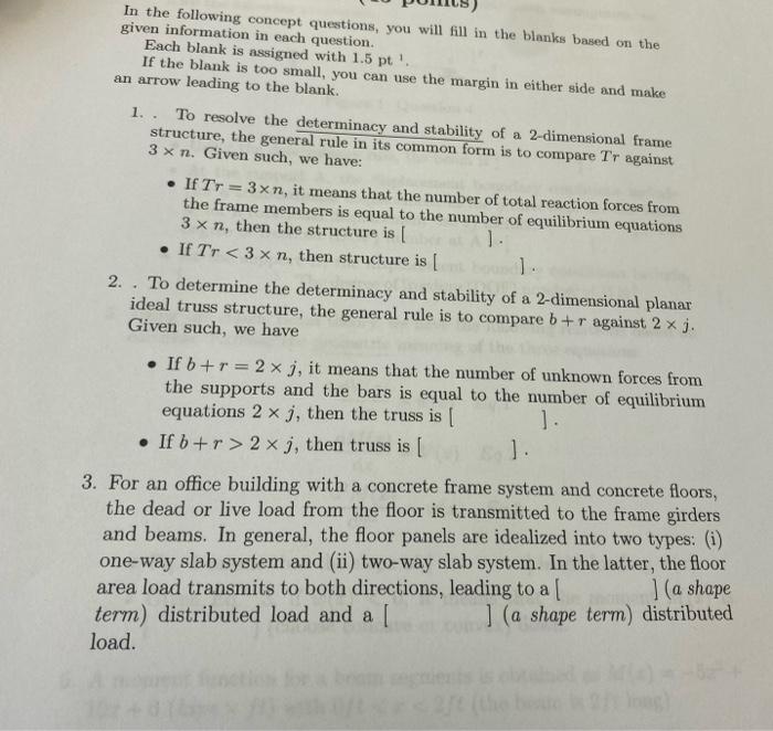 Solved 1. To resolve the determinacy and stability of a | Chegg.com