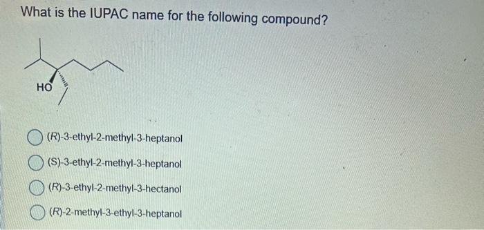 Solved For cyclic alcohols, carbons are numbered starting at | Chegg.com
