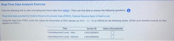 Solved Real-Time Data Analysis Exercise Click the following | Chegg.com