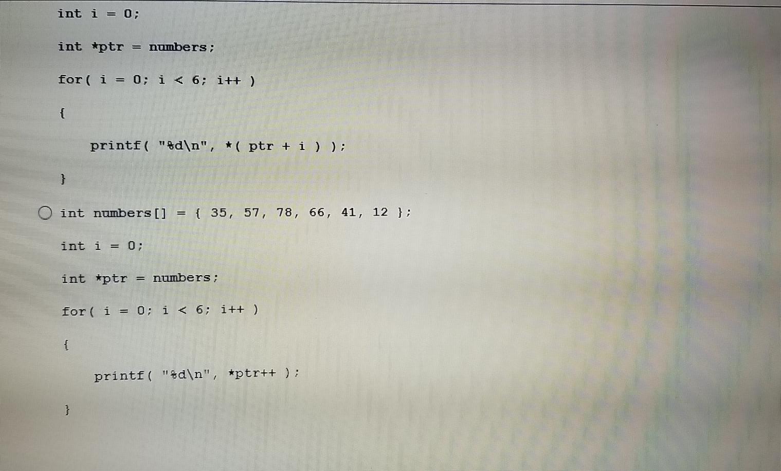 Solved Question 1 What Are The Contents Of Array After This 1983