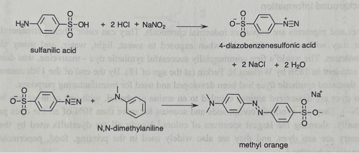 Solved write detailed, reaction mechanism of methyl orange | Chegg.com