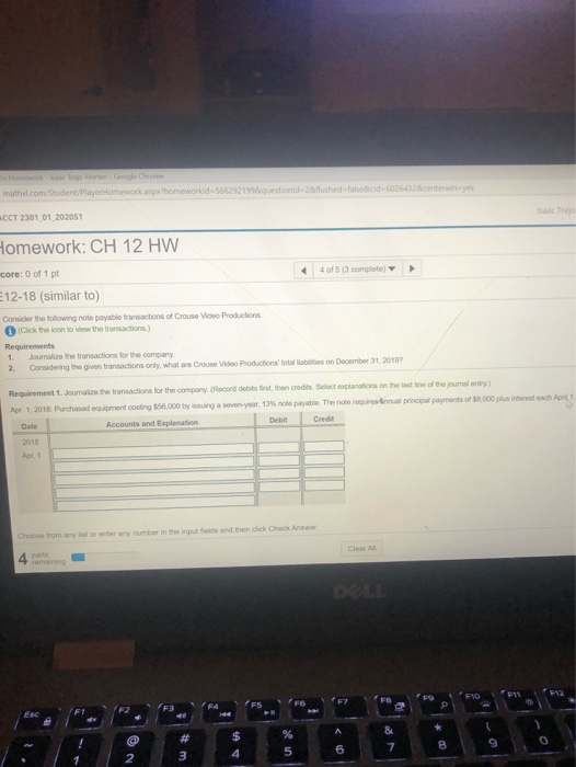Solved mathu.com/Student/PlayerHomework aspx | Chegg.com