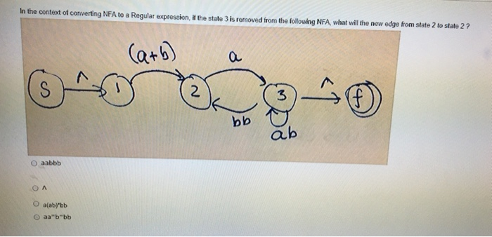 Solved In the context of converting NFA to a Regular | Chegg.com