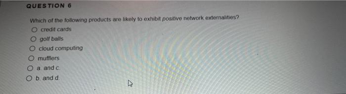 Solved Which of the following products are likely to exhibit | Chegg.com