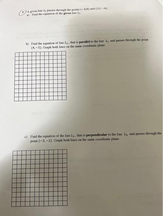 Solved pout (−3,−2) Ginpla isinh lines co the same coorifine | Chegg.com